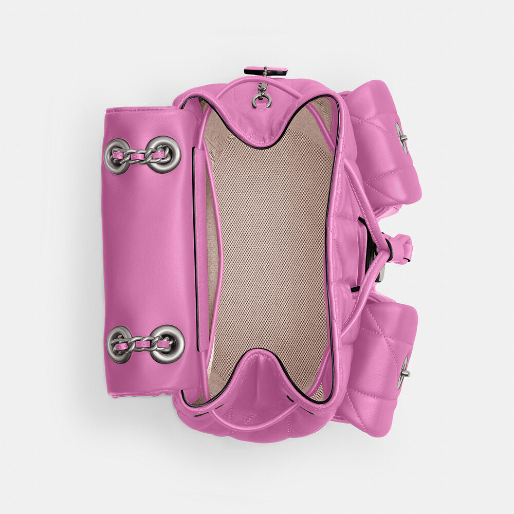 Tabby Backpack With Quilting B4/FUCHSIA | Coach Australia