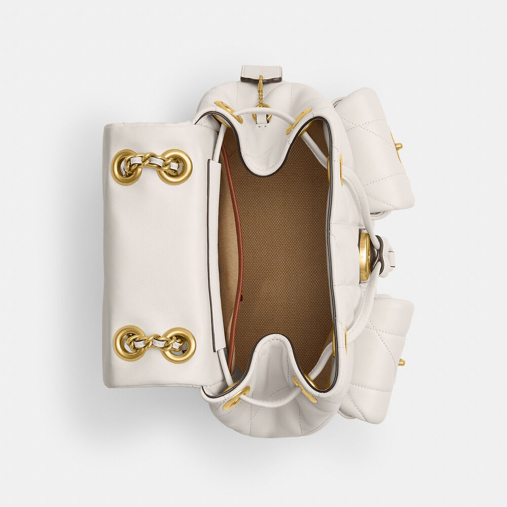 Tabby Backpack With Quilting CHALK | Coach Australia