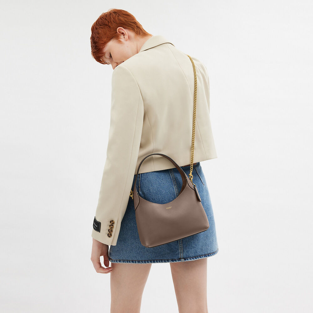 Brooklyn Shoulder Bag 23 DARK STONE | Coach Australia
