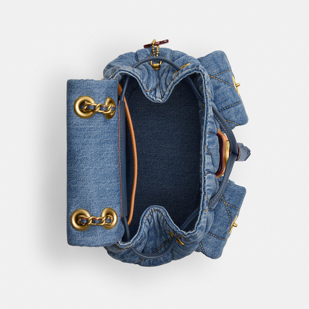 Tabby Backpack With Quilting B4/INDIGO | Coach Australia