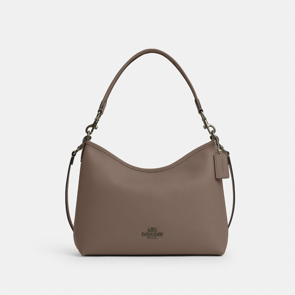 Laurel Shoulder Bag DARK STONE | Coach Australia