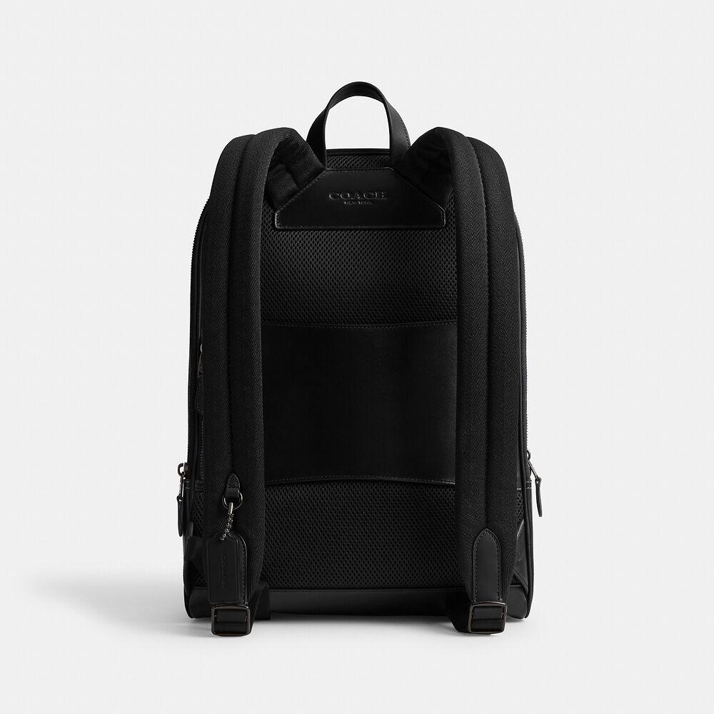 Gotham Backpack In Signature Canvas CHARCOAL | Coach Australia