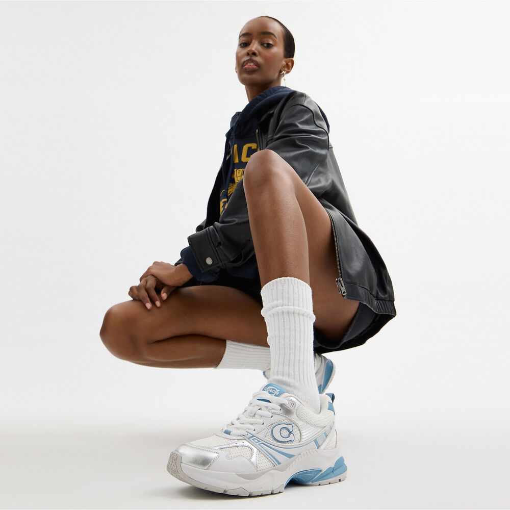 Mesh Sneaker CHALK/BLUEBELL | Coach Australia