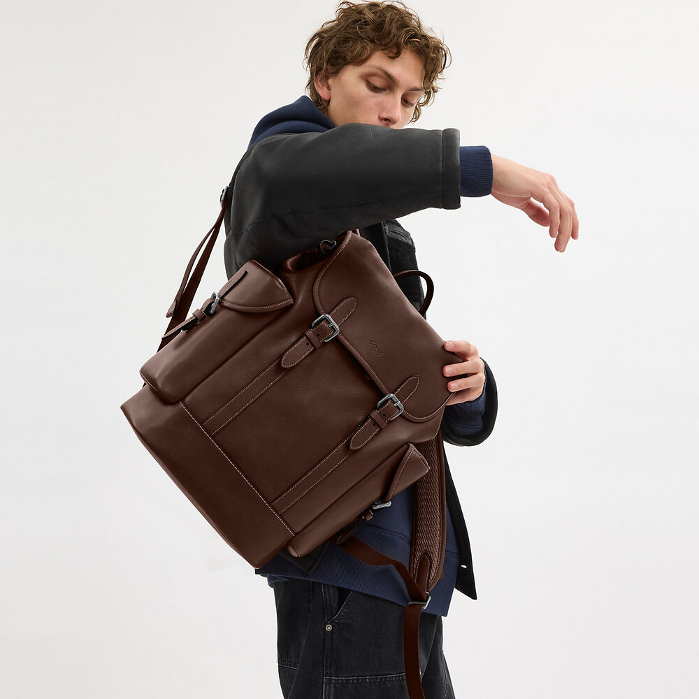 Hitch Backpack MAPLE | Coach Australia